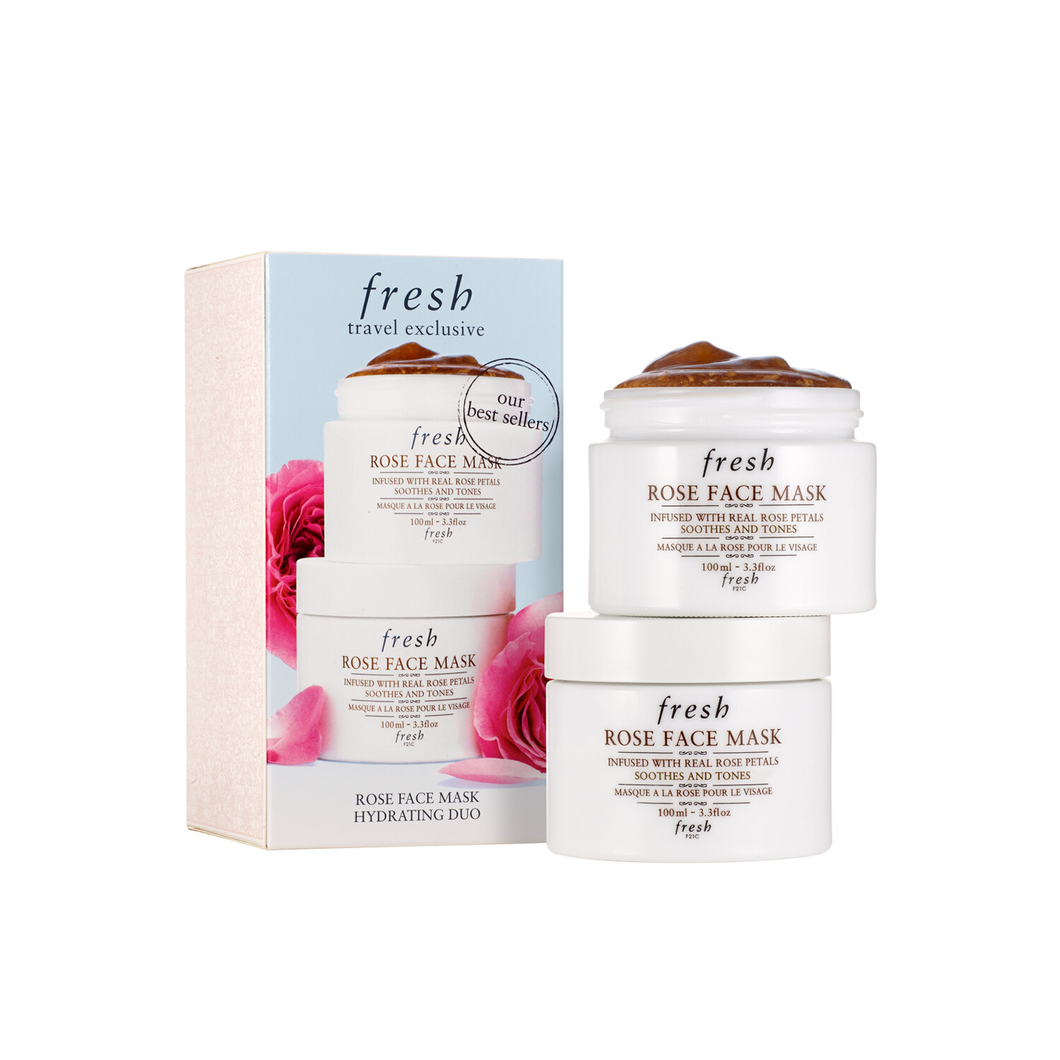 Rose Face Mask Hydrating Duo 프레쉬 뷰티 신세계면세점