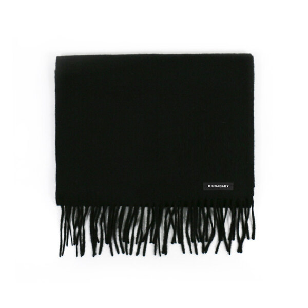 basic wool 100 muffler - black - 카인더베이비 - 패션 | 신세계면세점
