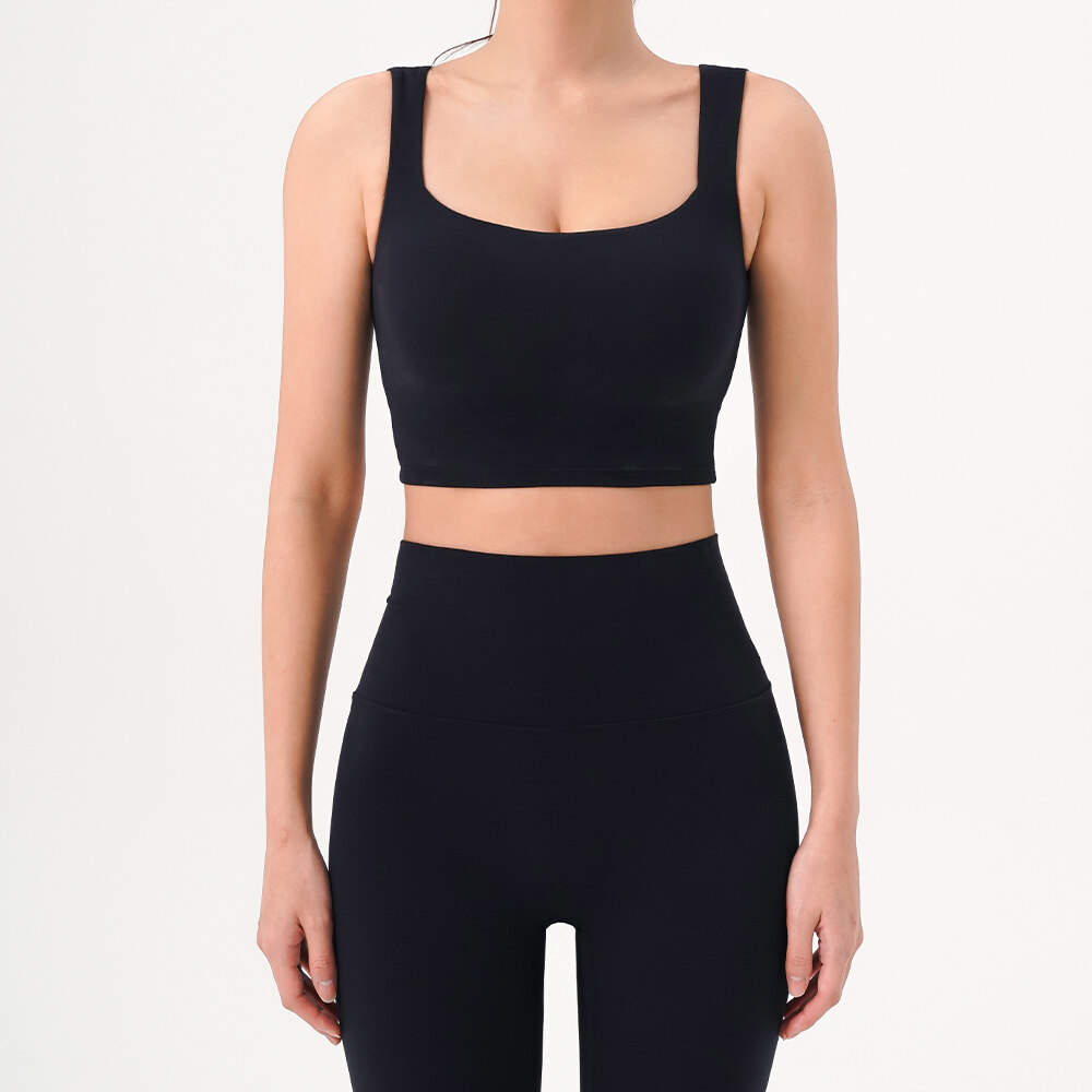 [SA8026] Flex Air Square Bra Top Arc Black - SKULLPIG - Fashion ...