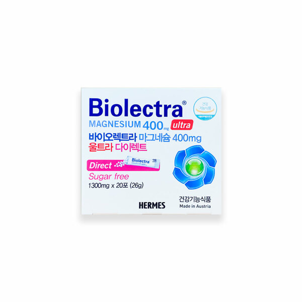 Biolectra Magnesuim 400mg (바이오렉트라 마그네슘 400mg 울트라 다이렉트) - 헤어메스 - 식품 | 신세계면세점