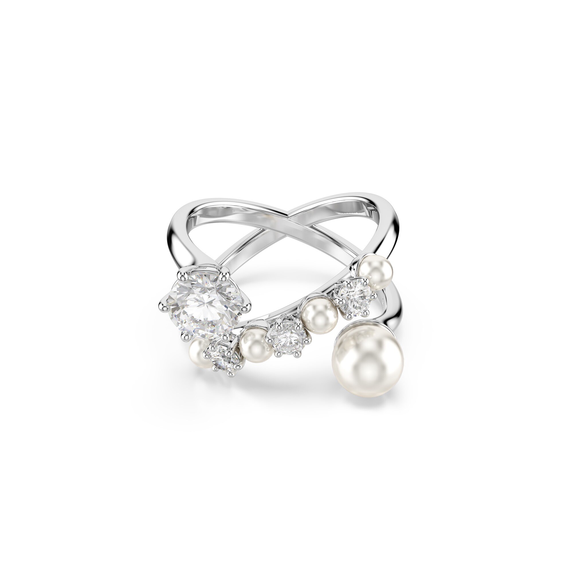 MATRIX:RING PEARL OPEN WHITE/RHS 52 - 스와로브스키 - 시계/주얼리 | 신세계면세점