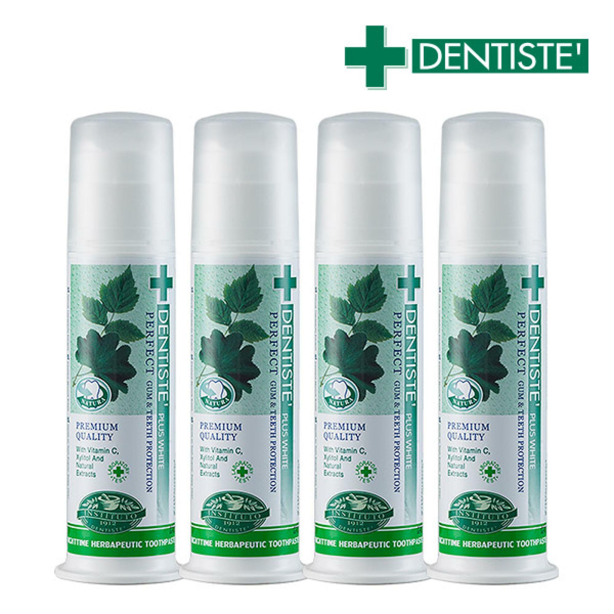 Dentiste Plus White Toothpaste Pump 170G*4EA - 덴티스테 - 뷰티 | 신세계면세점